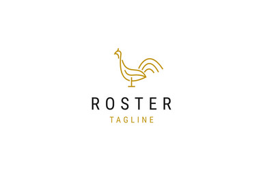 Roster logo Royalty Free Vector Image - VectorStock