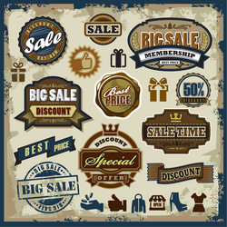 Strawberry frame price tag retro craft badge label