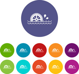 Waterwheel Vector Images (over 360)