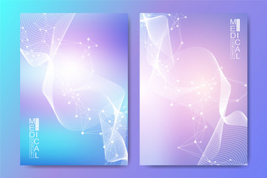 Abstract digital technology cover template design Vector Image