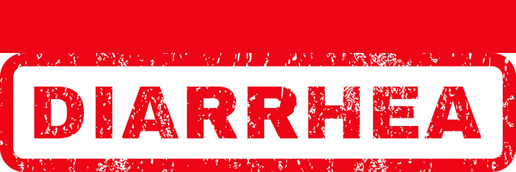 Diarrhea rubber stamp Royalty Free Vector Image
