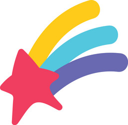 Isolated star shape design Royalty Free Vector Image