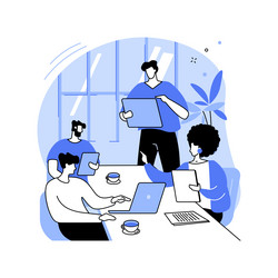 Meeting Cartoon Vector Images (over 52,000)