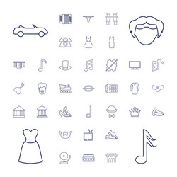 Classic icons Royalty Free Vector Image - VectorStock
