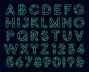 Rounded Font Vector Images (over 110,000)