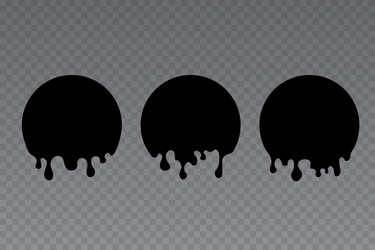 Melted sticker Royalty Free Vector Image - VectorStock