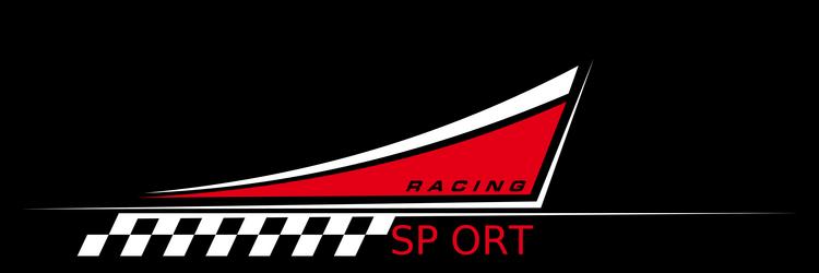 Racing line decals speed sport car race sticker Vector Image