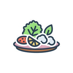 Salad Royalty Free Vector Image - VectorStock