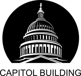 Capitol building icon Royalty Free Vector Image