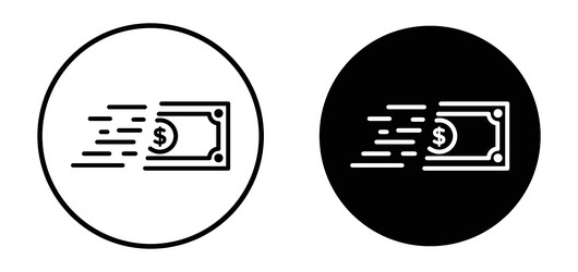 Fast pay icon Royalty Free Vector Image - VectorStock