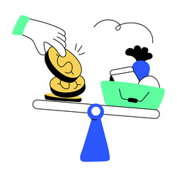 Food costs Royalty Free Vector Image - VectorStock