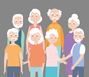 Happy Old People Vector Images (over 33,000)