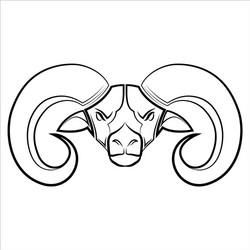 Tribal Sheep Tattoo Vector Images (90)