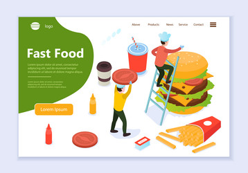 Concept of healthy food web template Royalty Free Vector