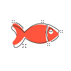 Cartoon manta fish isolated on white background Vector Image