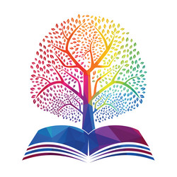 Maple leaf and tree design template Royalty Free Vector