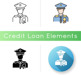 Police brutality icon monochrome simple sign from Vector Image