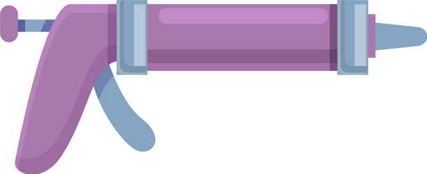 Tool silicone caulk gun icon cartoon style Vector Image