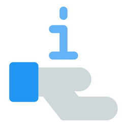 Helpful info and queries resolved by customer Vector Image