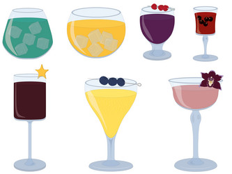 Mocktail Glass Vector Images (over 480)