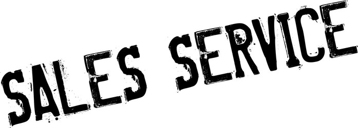 Sales service rubber stamp Royalty Free Vector Image