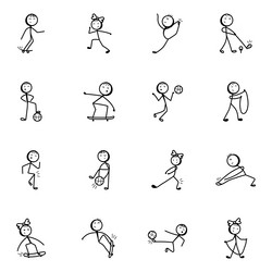 Stick Figure Golf Vector Images (over 490)