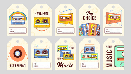 Promotional tag designs with marijuana plant Vector Image