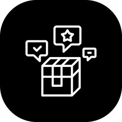 Product quality product development icon with Vector Image