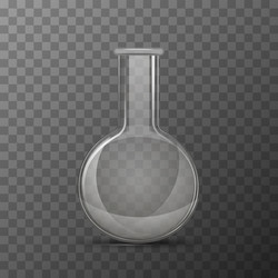 Round bottom flask Royalty Free Vector Image - VectorStock
