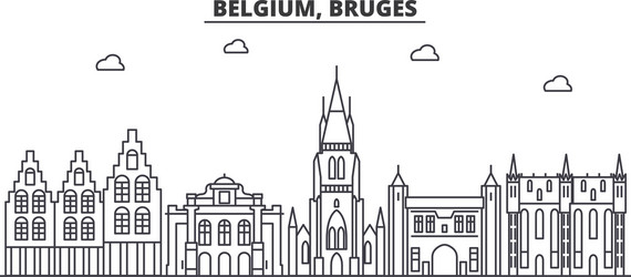 Brugge Bruges Vector Images (60)