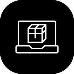 Digital product product development icon with Vector Image