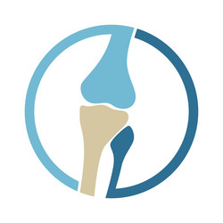 Bones icon logo design Royalty Free Vector Image