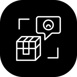 Bad review product development icon with black Vector Image