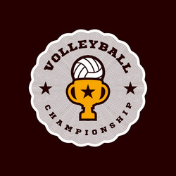 Volleyball Crest Vector Images (over 110)