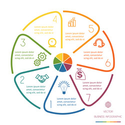 Seven Circle Infographic Vector Images (over 4,200)
