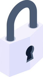 Smart door lock Royalty Free Vector Image - VectorStock