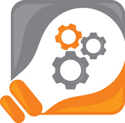 Smart solution logo design template Royalty Free Vector