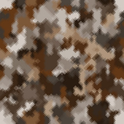 Seamless pattern brown pixel digital camouflage Vector Image