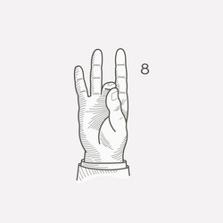 Asl Numbers Vector Images (93)