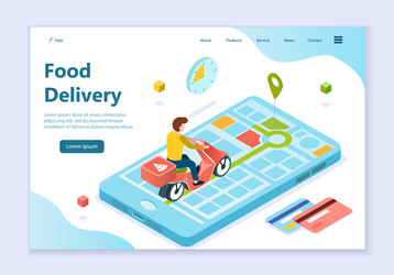 Concept of healthy food web template Royalty Free Vector