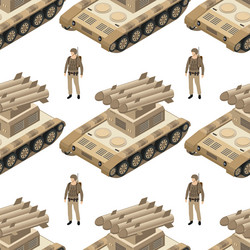 Military background army seamless pattern stock Vector Image