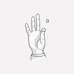 Asl Numbers Vector Images (93)