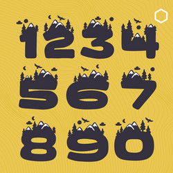 Seven Mountains Vector Images (over 120)