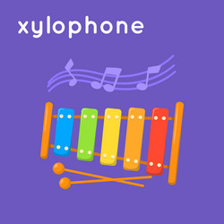 Xylophone Toy Notes Vector Images (over 240)