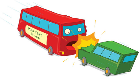 Bus Crash Vector Images (over 200)