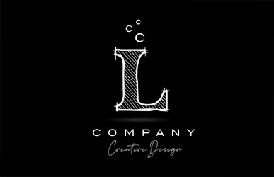 X pencil drawing alphabet letter logo icon Vector Image