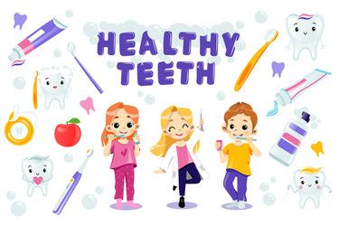 Kid Brushing Teeth Clipart Vector Images (over 170)