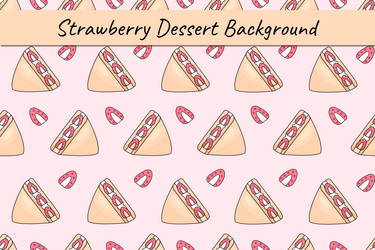 Food and drink dessert background design Vector Image
