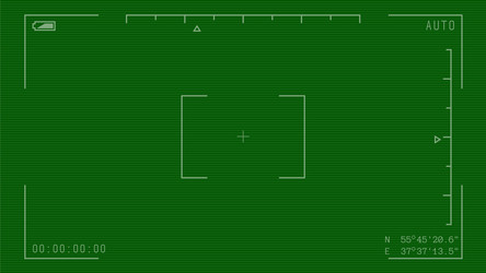 Video camera overlay Royalty Free Vector Image