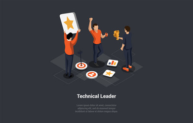 Teamwork cooperate together to achieve target Vector Image